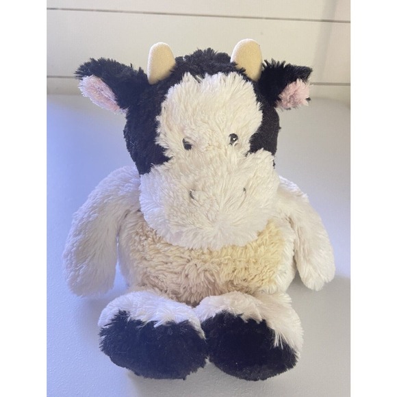 Intelex | Toys | Intelex Heatable Black White Beige Cow Plush Cozy Warm ...